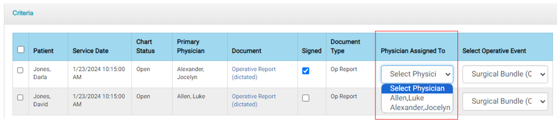 Triage Docs Tab